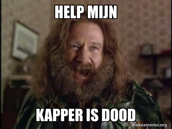 help mijn kapper is dood - Robin Williams - What year is it? Jumanji ...