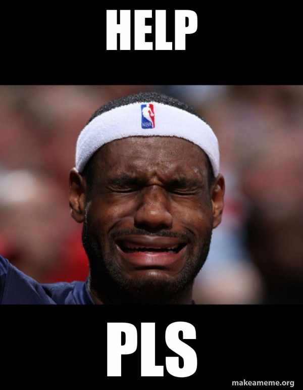 Help Pls - Lebron Crying Meme Generator