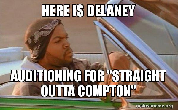 Here is Delaney Auditioning for "Straight Outta Compton" - Today was a ...