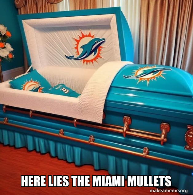 HERE LIES THE MIAMI MULLETS Meme Generator