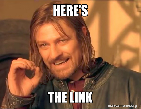 Here’s The link - One Does Not Simply Meme Generator