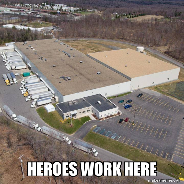 Heroes work here Meme Generator