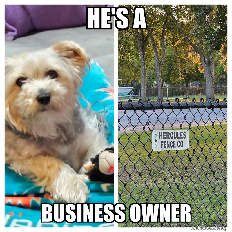 He's A Business owner Meme Generator