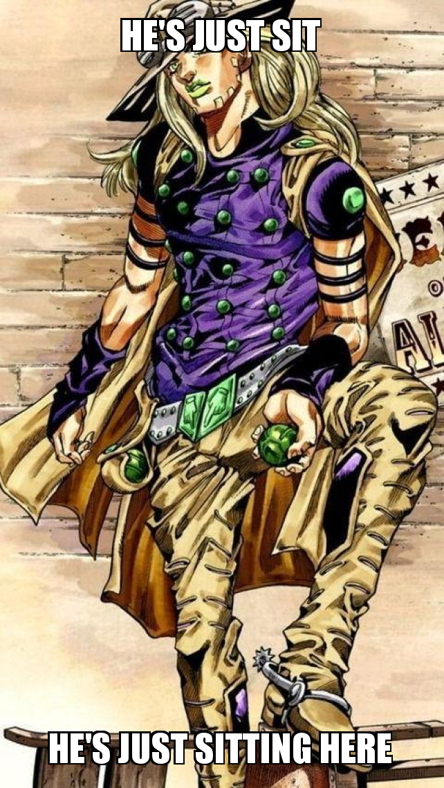 he's just sit HE'S JUST SITTING HERE Meme Generator