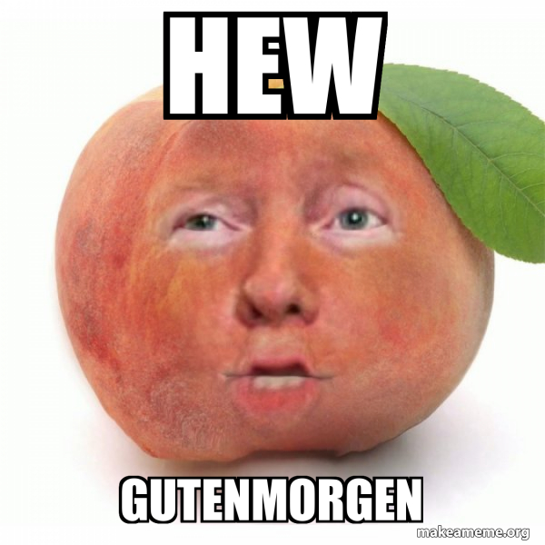 Hew Gutenmorgen - Impeached Donald Trump Meme Generator