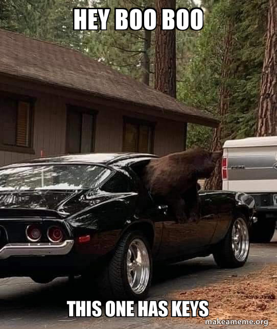 hey boo boo this one has keys Meme Generator