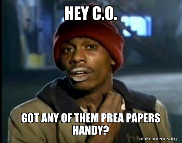 Hey C.O. Got any of them PREA papers handy? - Dave Chappelle Junkie Y ...