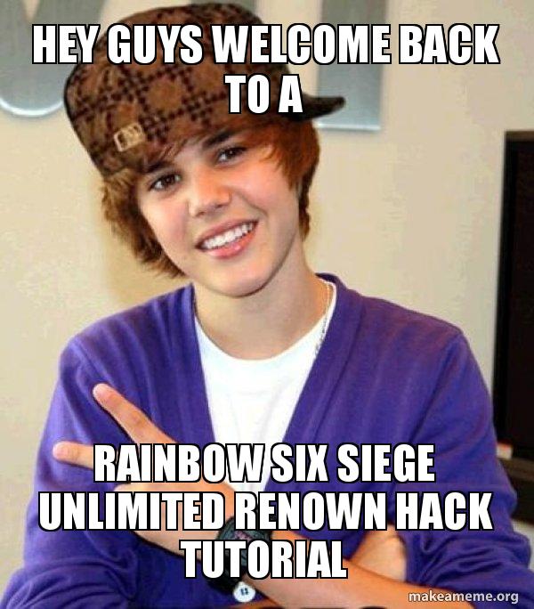 Hey guys welcome back to a rainbow six siege unlimited renown hack ...