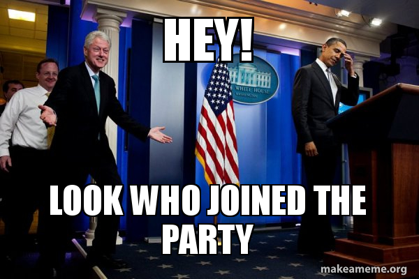 Joining The Party Meme Pin By Deb Stetar On Signs | Hump Day Humor,