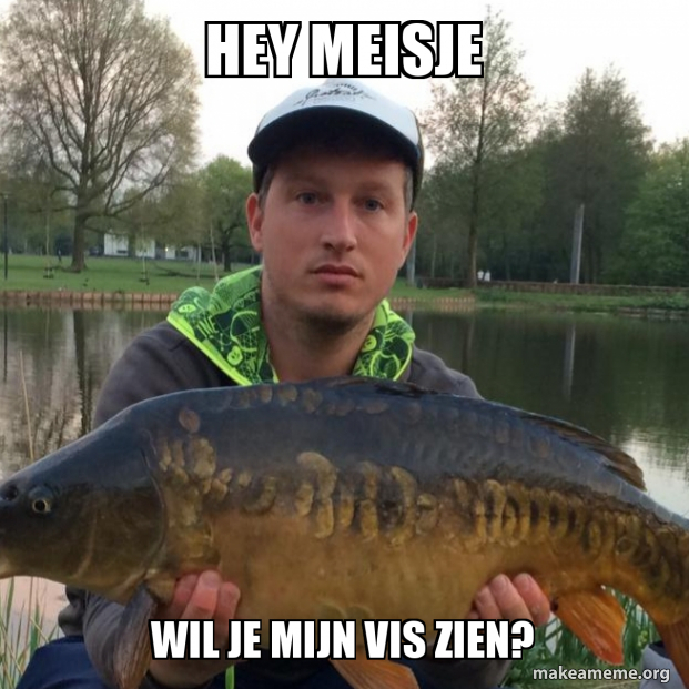 Hey meisje Wil je mijn vis zien? Meme Generator