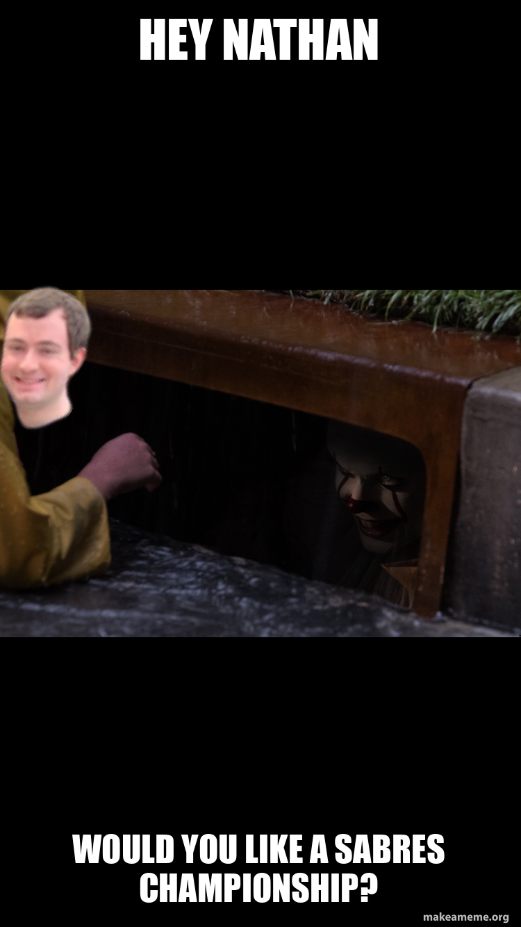 Hey Nathan Would you like a sabres championship? Meme Generator