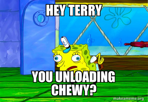 HEy tERrY yOU UNloAdinG CHEwY? - Mocking SpongeBob Meme Generator