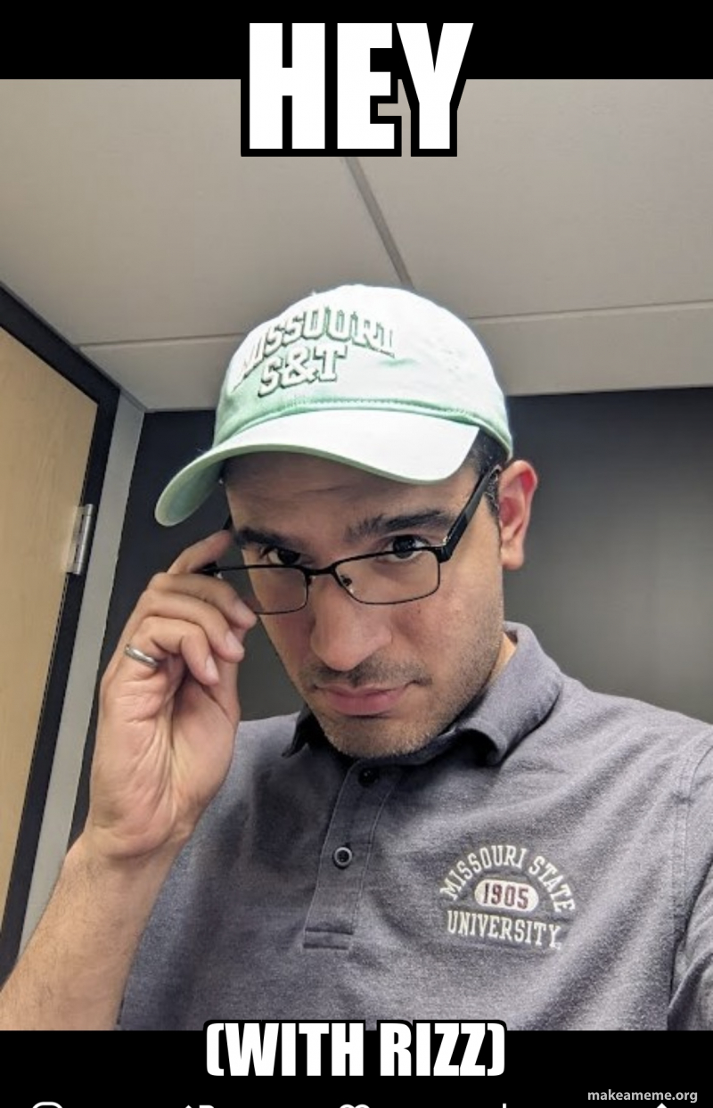 Hey (With rizz) Meme Generator