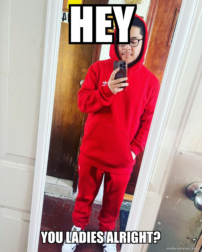Hey You ladies alright? Meme Generator