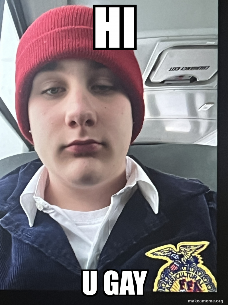 Hi U gay Meme Generator