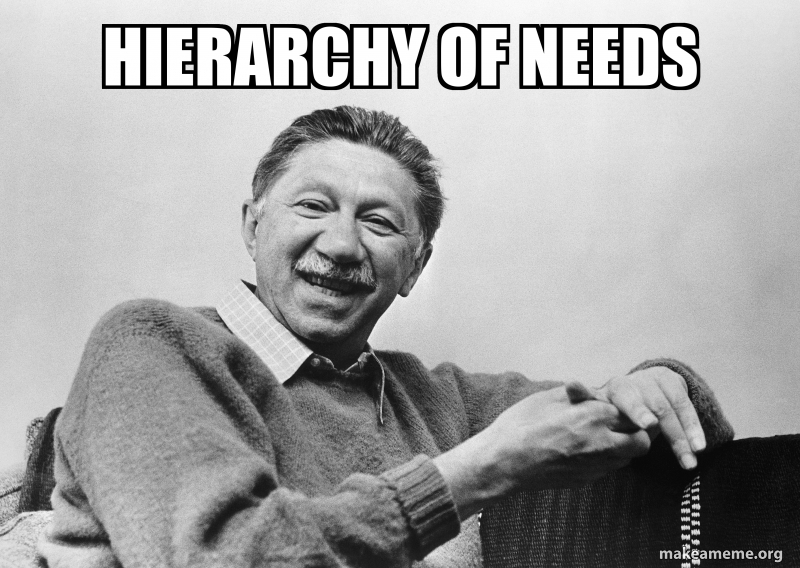 Hierarchy of needs Meme Generator