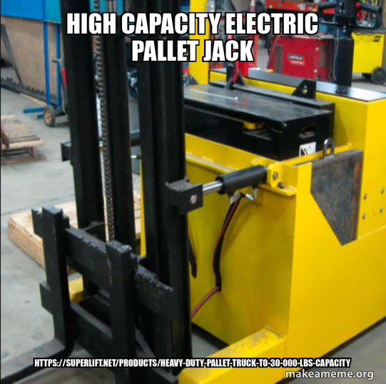 high capacity electric pallet jack https://superlift.net/products/heavy ...