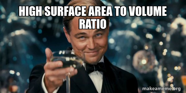 high surface area to volume ratio - Great Gatsby Reaction - Leonardo ...