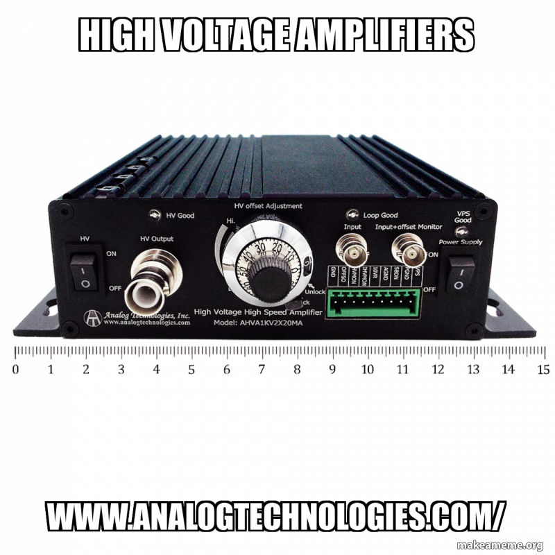 high voltage amplifiers www.analogtechnologies.com/ - Our high voltage ...