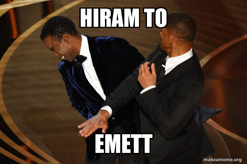 Hiram To Emett Meme Generator