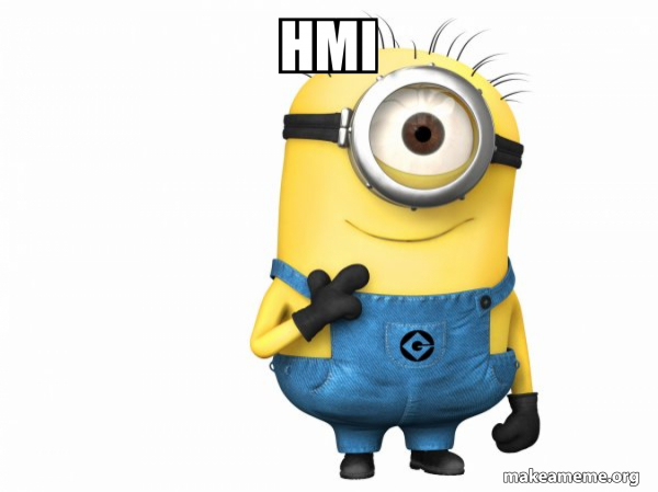 hmi - Thoughtful Minion Meme Generator