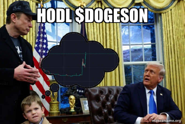HODL $DOGESON Meme Generator