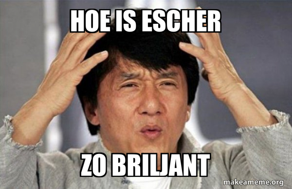 hoe is escher zo briljant - Jackie Chan Why? Meme Generator
