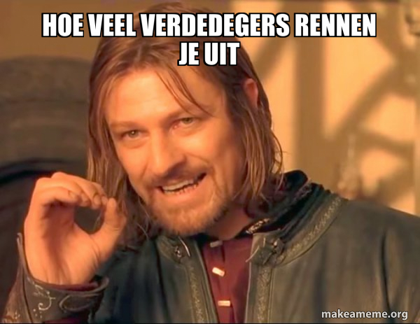 hoe veel verdedegers rennen je uit - One Does Not Simply Meme Generator