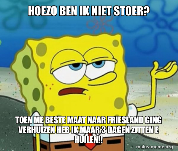 Hoe Stoer Ben Ik Meme Zalig. Deze Dingen. Waar Je Hardhandig Uit Werd