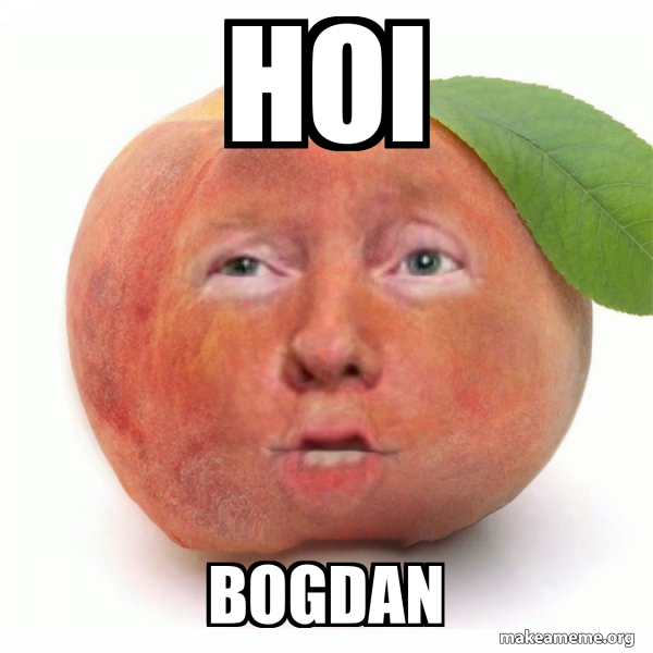 HOI BOGDAN - Impeached Donald Trump Meme Generator