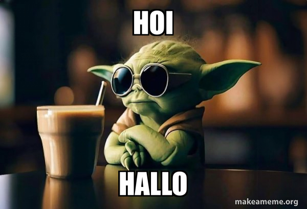 Hoi Hallo - Cool Yoda (Sunglasses) Meme Generator