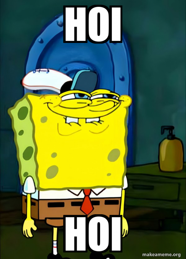 hoi hoi - SpongeBob Grin Meme Generator