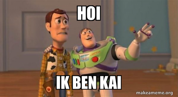 hoi ik ben kai - Buzz and Woody (Toy Story) Meme Meme Generator