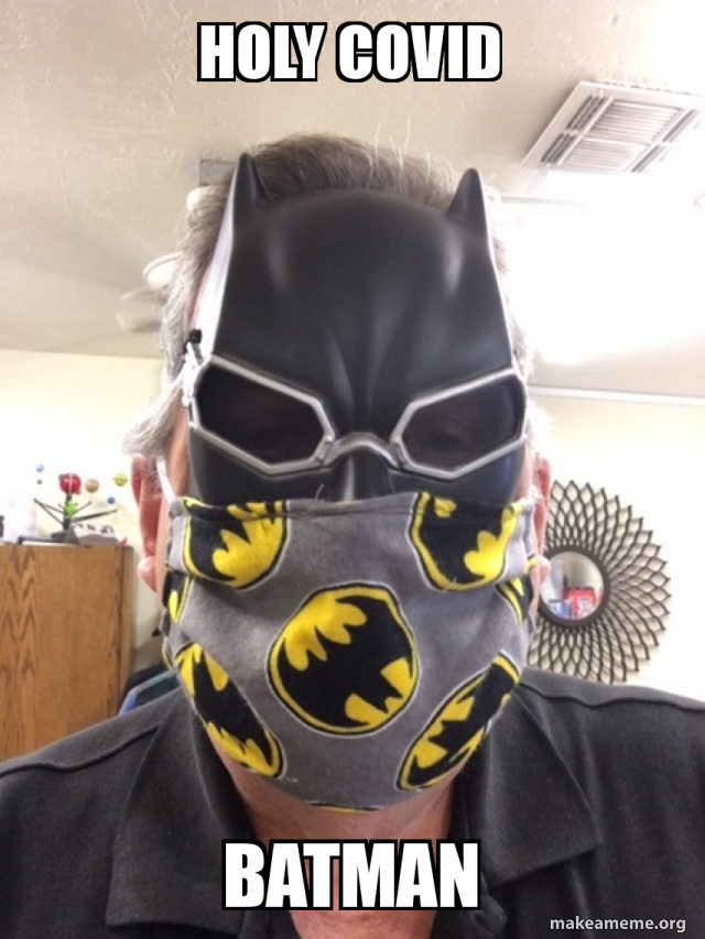 Holy COVID batman Meme Generator