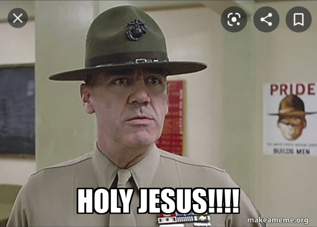 Holy jesus!!!! Meme Generator