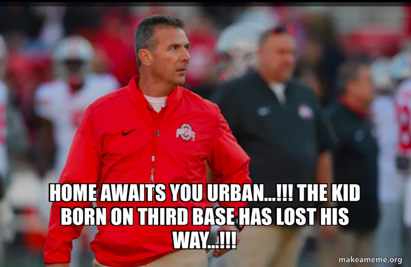 Home awaits you urban…!!! The kid born on third base has lost his way ...