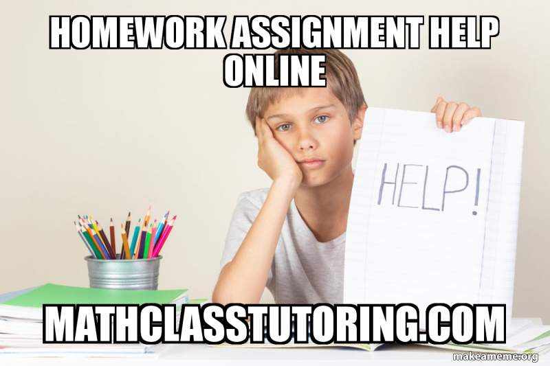 Homework Assignment Help Online mathclasstutoring.com - Homework ...