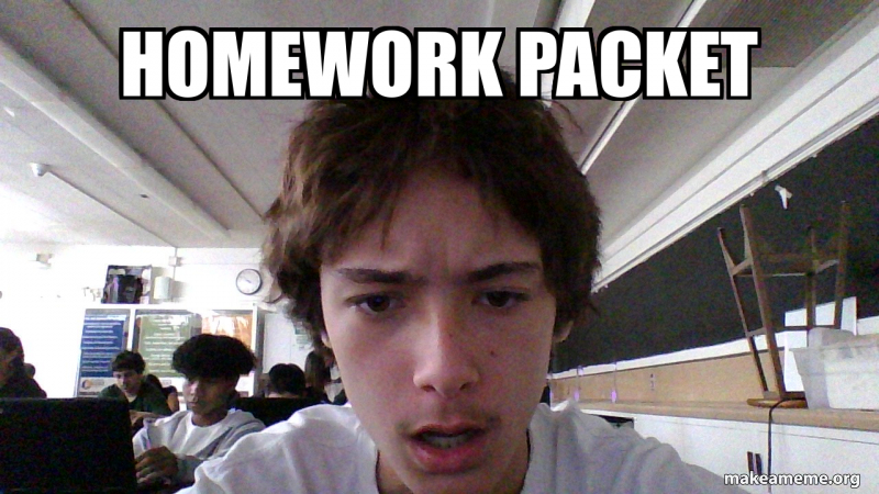 Homework packet Meme Generator