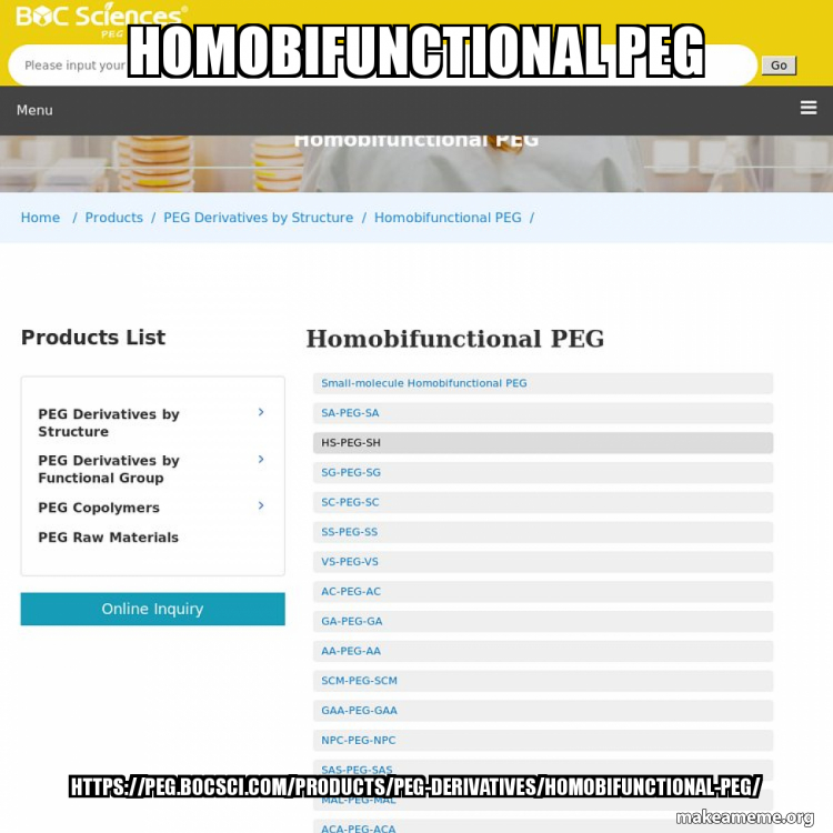 homobifunctional peg https://peg.bocsci.com/products/peg-derivatives/homobifunctional-peg/ Meme ...