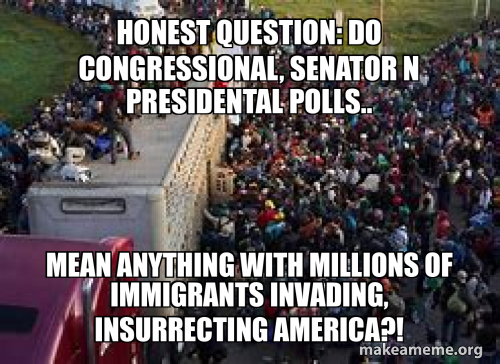 honest question: do congressional, senator n presidental polls.. mean ...