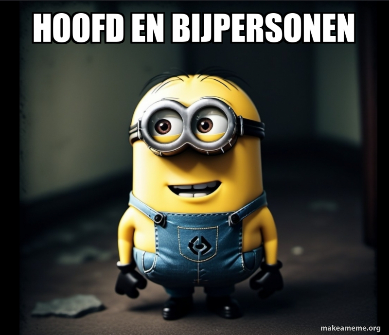 HOOFD EN BIJPERSONEN Meme Generator