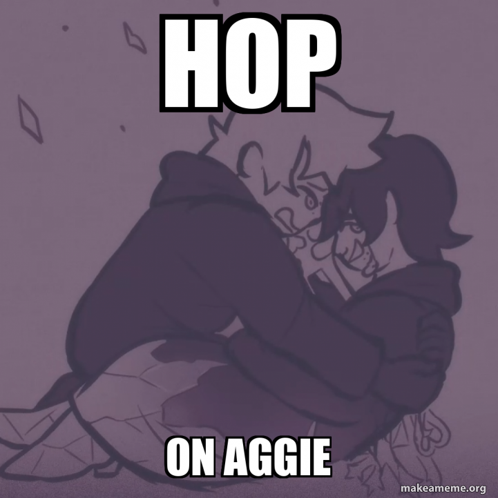 hop On aggie Meme Generator