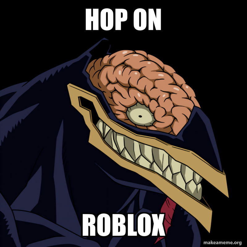 Hop on Roblox Meme Generator