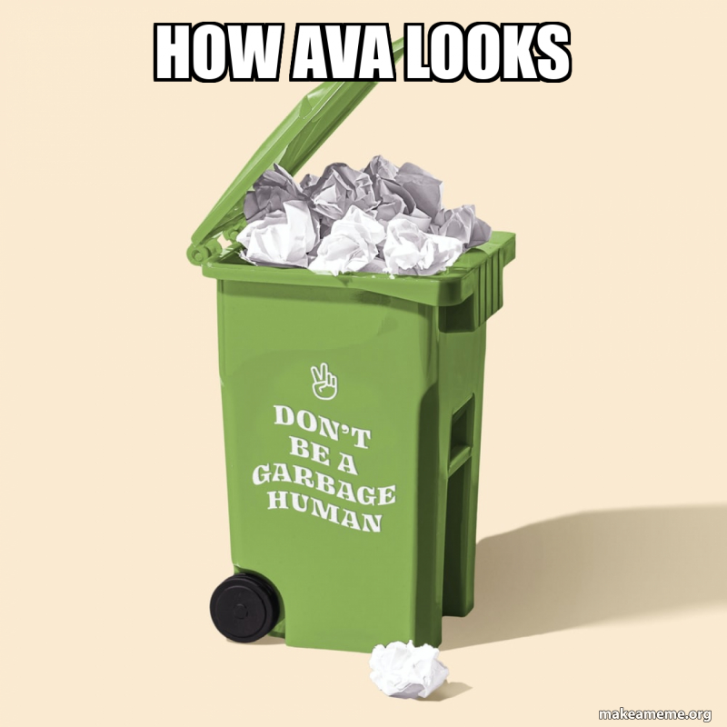 How ava looks Meme Generator