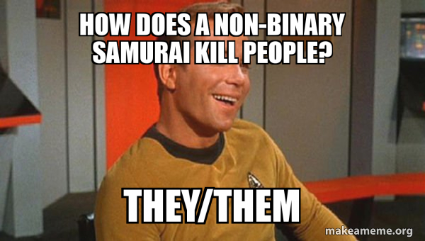 How does a non-binary samurai kill people? They/Them - Ridiculously ...