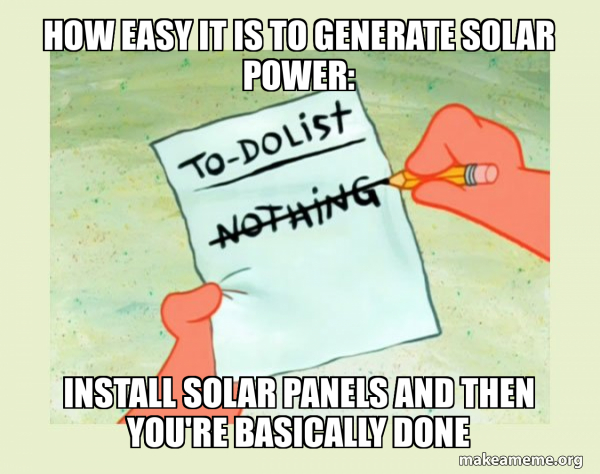 How easy it is to generate solar power: Install solar panels and then ...