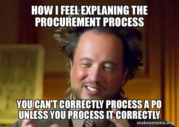 HOW i FEEL EXPLANING THE PROCUREMENT PROCESS YOU CAN'T CORRECTLY ...