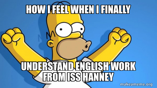 how i feel when i finally understand english work from iss hanney ...