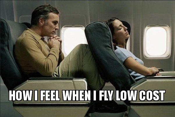 How I Feel When I fly Low Cost Meme Generator