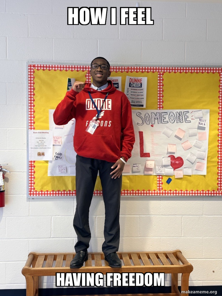 How I feel having freedom Meme Generator